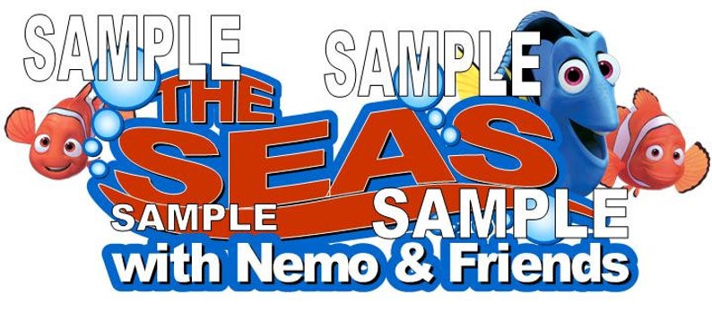 Disney World Epcot the Seas With Nemo and Friends Sign Title Finding ...