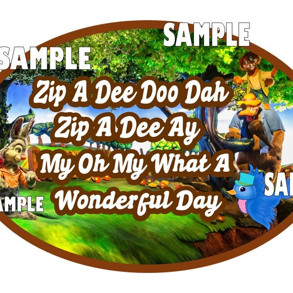 Zip a Dee Doo Dah - Etsy