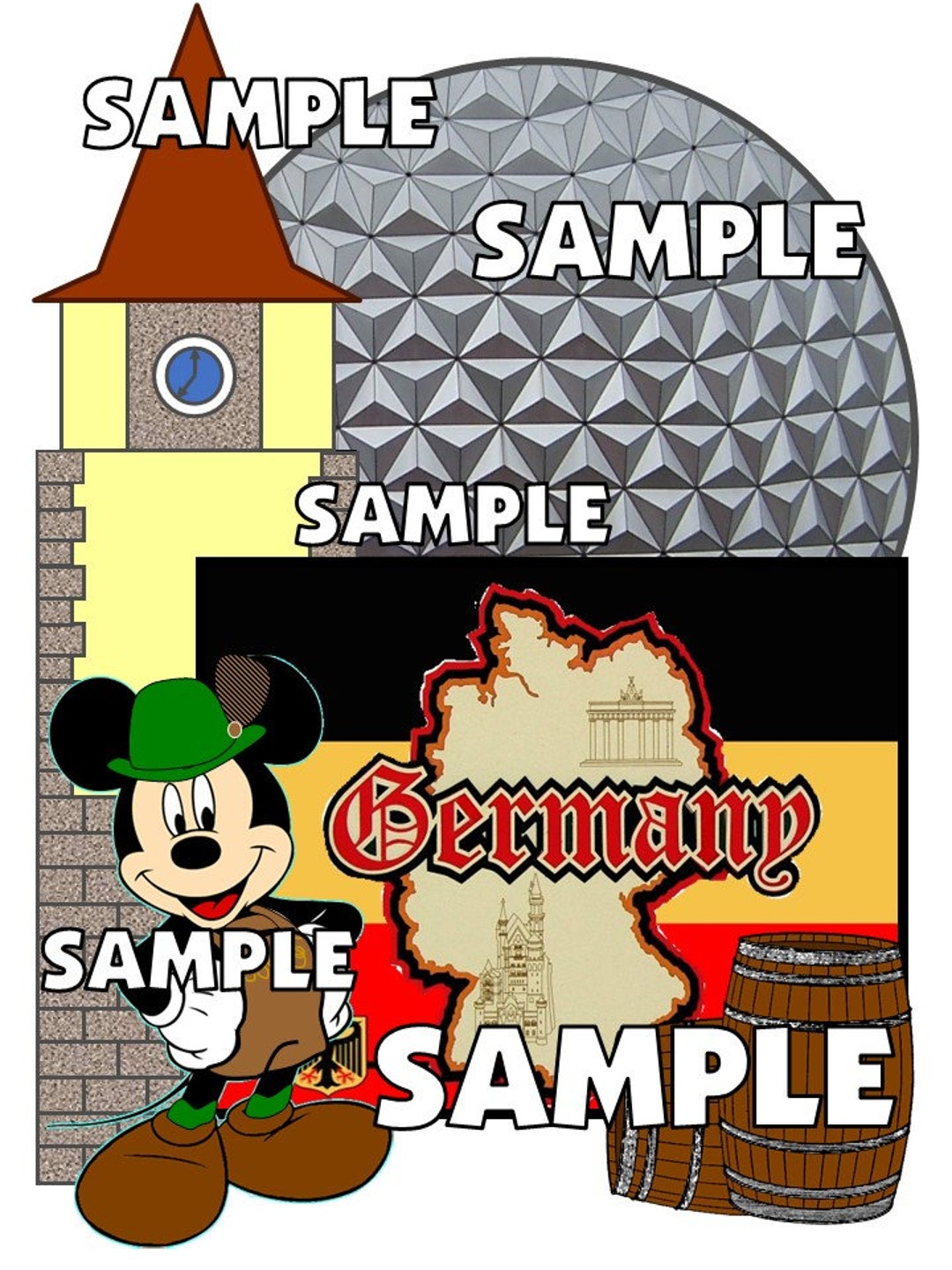 Disney World Epcot Countries World Showcase Germany Mickey Mouse ...