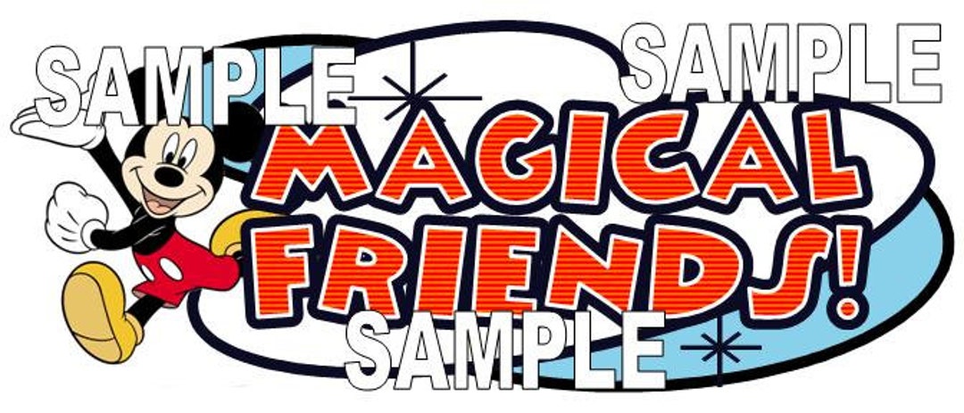 Disney Mickey Mouse Magical Friends Scrapbook Embellishment Paper Die ...
