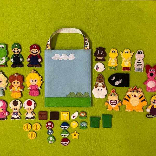 Super Mario Play Set - Etsy