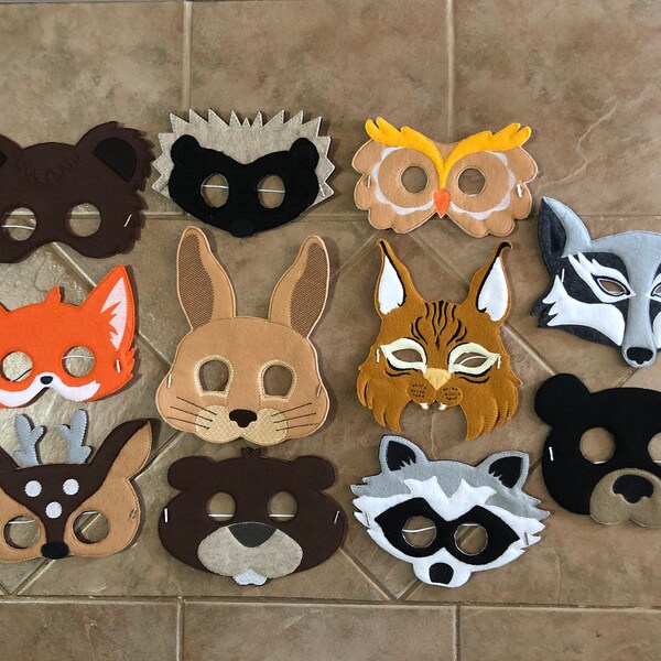 Felt Masks - Etsy