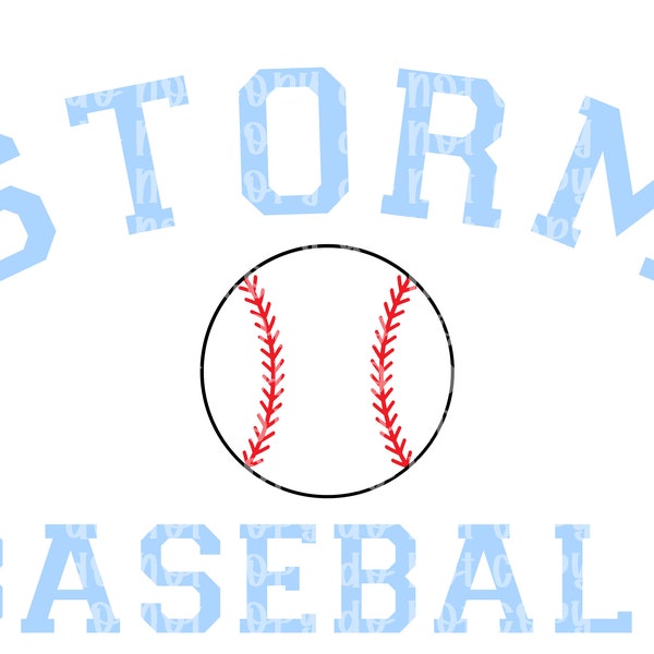 Storm Softball Logo - Etsy