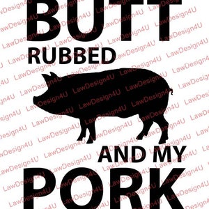 Pulled Pork Design SVG & PNG - Etsy