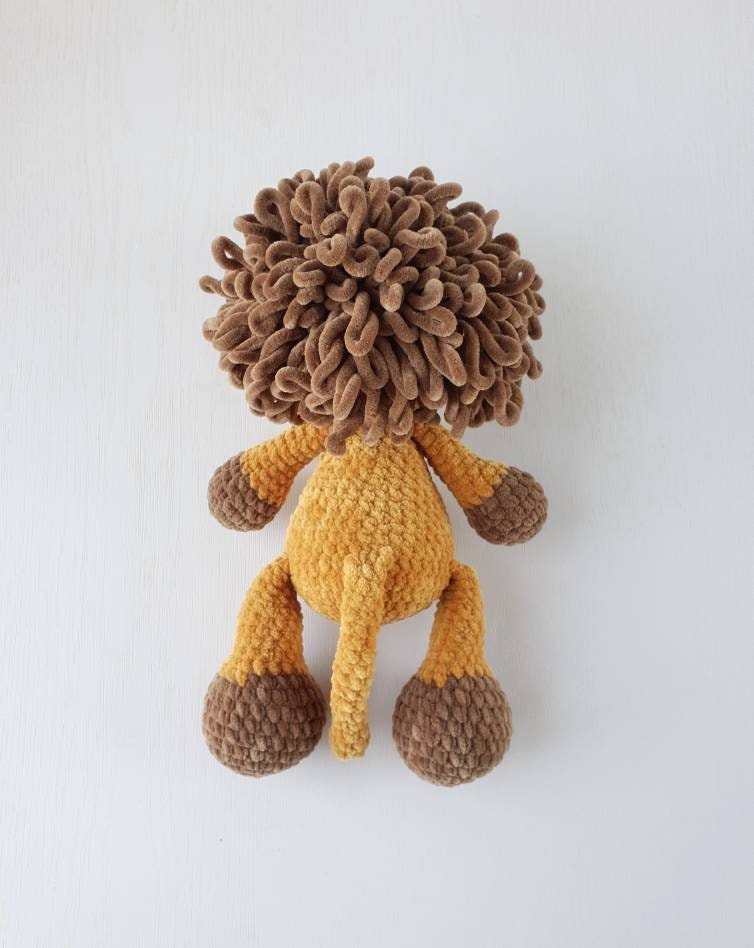 Amigurumi Lion Toy, Crochet Lion Doll, stuffed Lion, Lion Plush, Lion ...