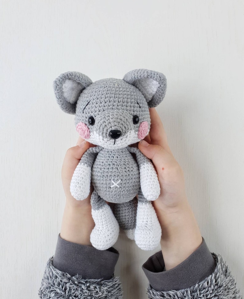 Baby Boy Gift Stuffed Wolf Toy Woodland Animals Wolf - Etsy