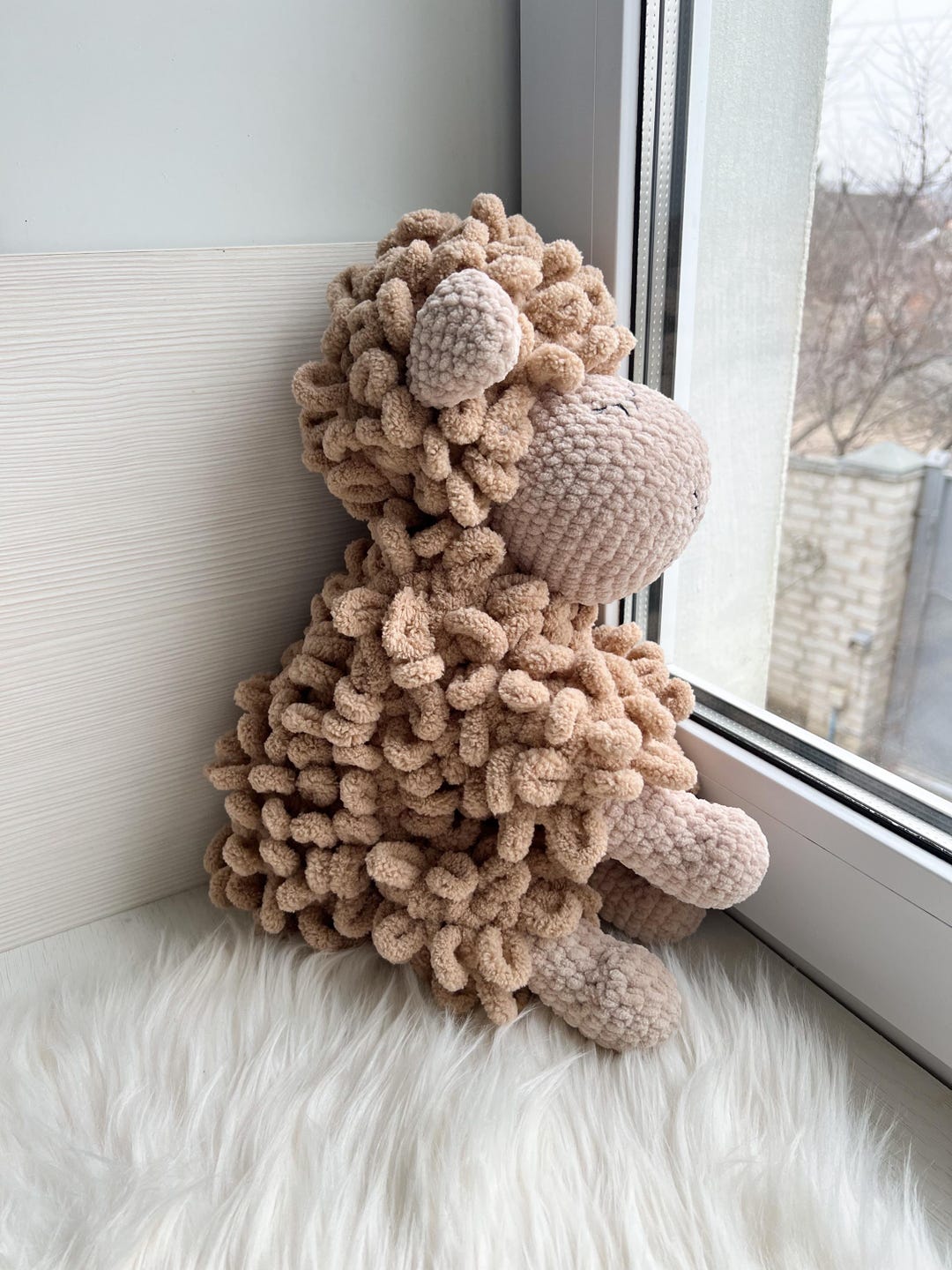 Amigurumi Lamb Stuffed Toy, Sheep Plush, Handmade Sheep Doll, Crochet ...