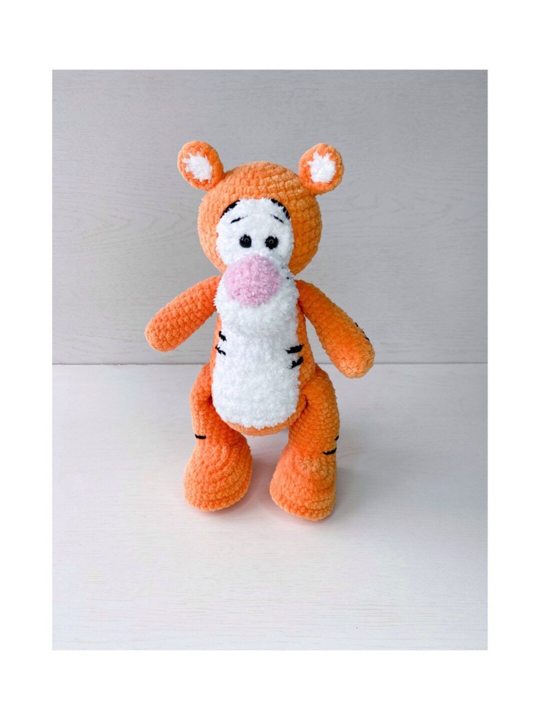 Tigger Crochet Toy, Stuffed Doll - Etsy