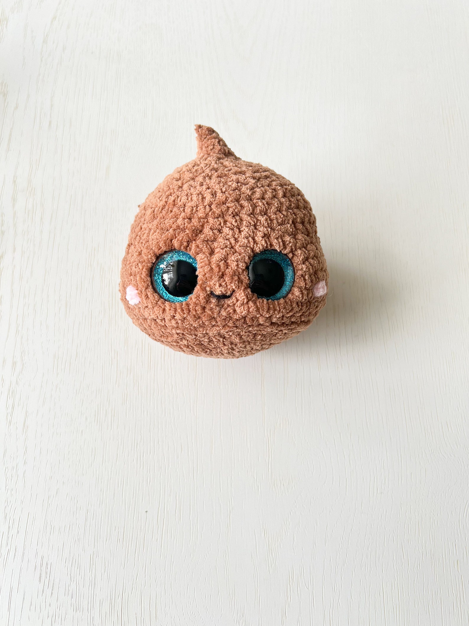 Crochet Poopy, Positive Poo Emoji, Brown Cake Amigurumi - Etsy