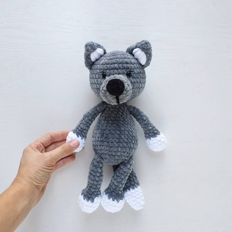 Knitted Wolf - Etsy