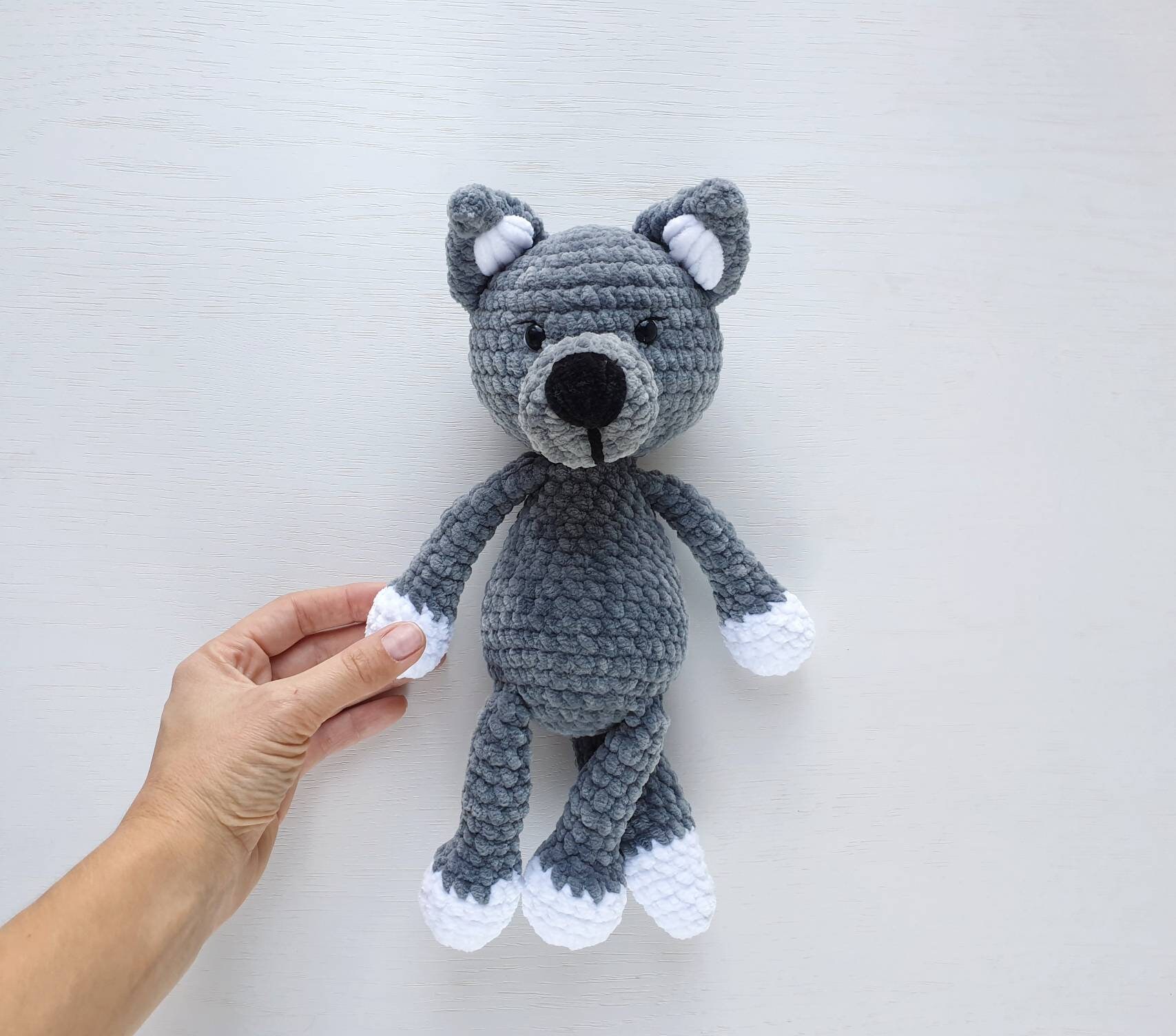 Stuffed Animals & Plushies Toys Handmade toy Nursery decor Amigurumi ...