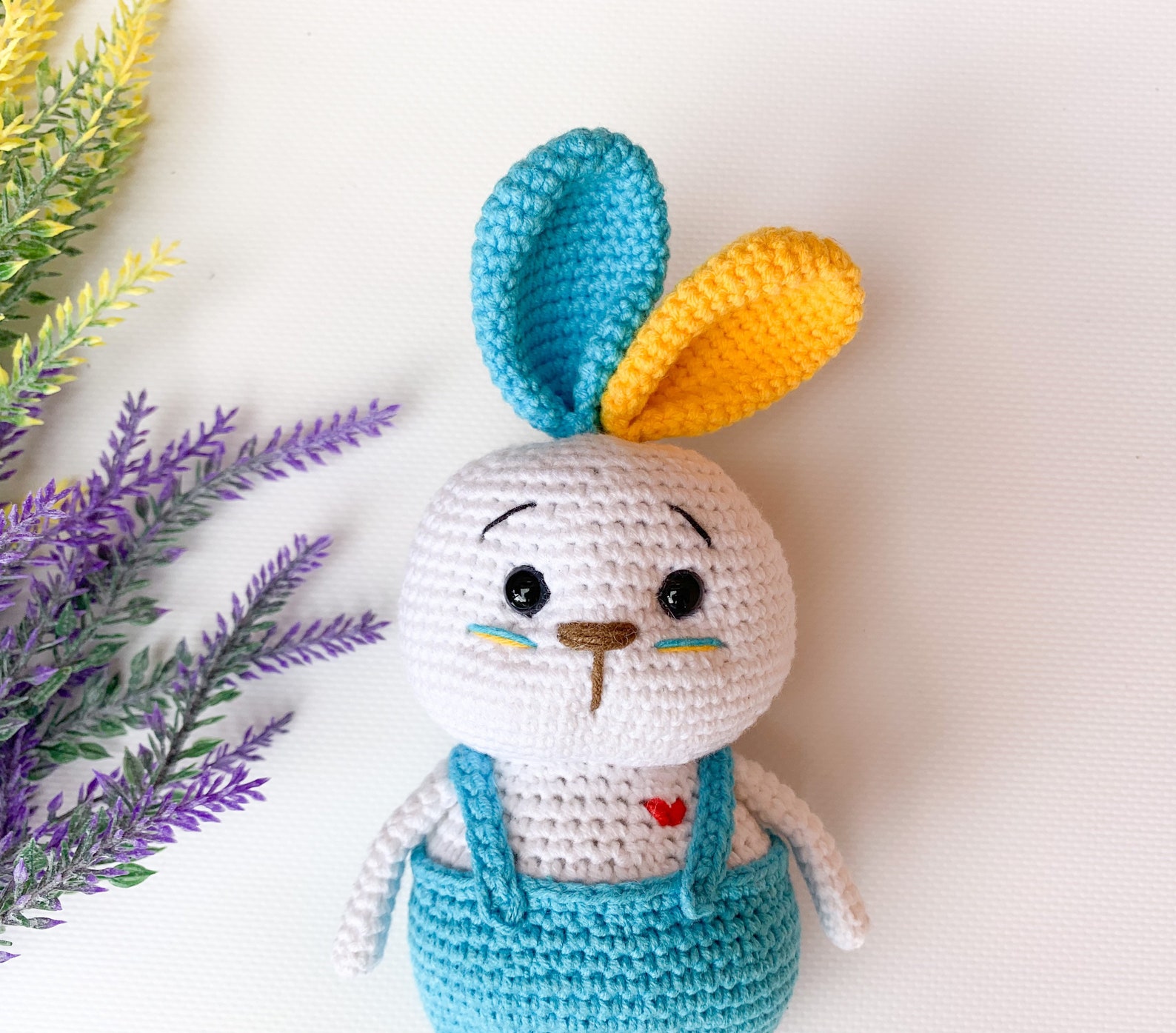 Birthday T Ukrainian Bunny Toy Crochet Bunny Stuffed Etsy