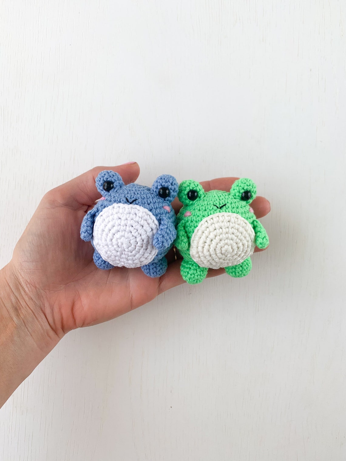 Frog car rearview accessory Crochet Frog Keychain frog car | Etsy