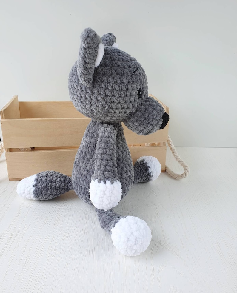 Stuffed Wolf Amigurumi Crochet Wolf Woodland Animals Plush - Etsy