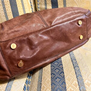 GIANFRANCO FERRE Bag, Leather Bag, Shoulder Bag, Vintage Bag, Handbag, Made in Italy, Brown Bag ...