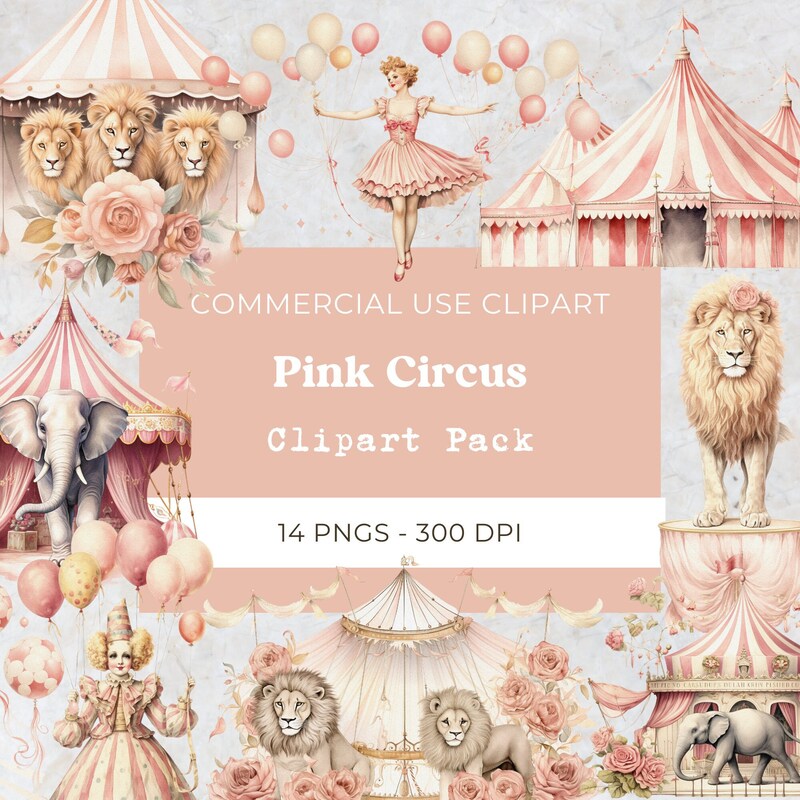 Pink Circus - Etsy
