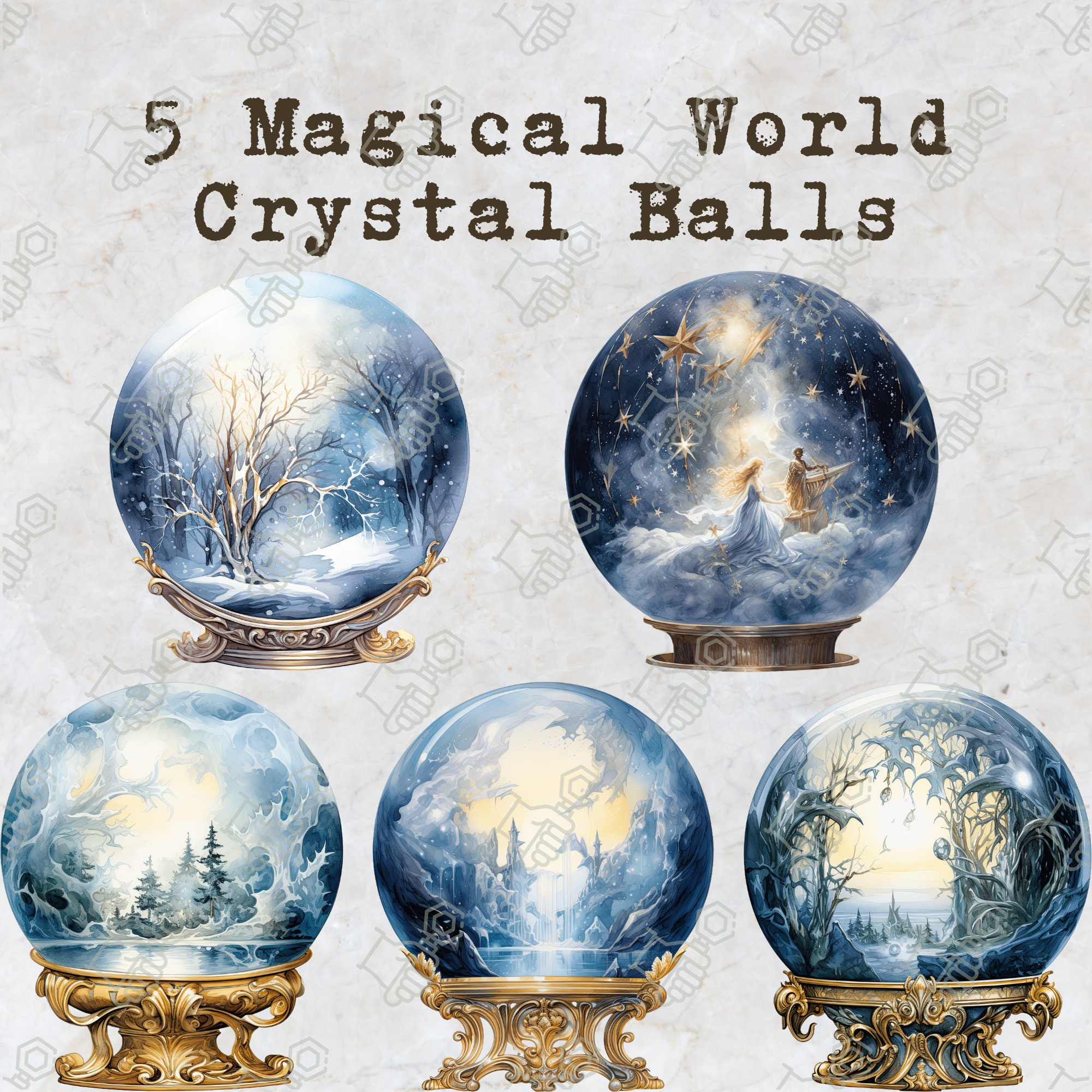 Crystal Ball Clipart, Witch Crystal Ball Png, Fantasy Clipart, Magic ...