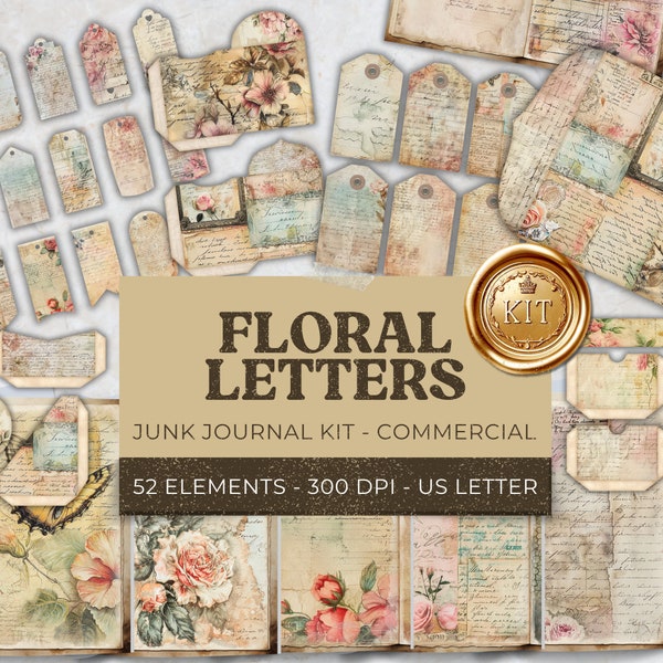 Shabby Chic Letters - Etsy