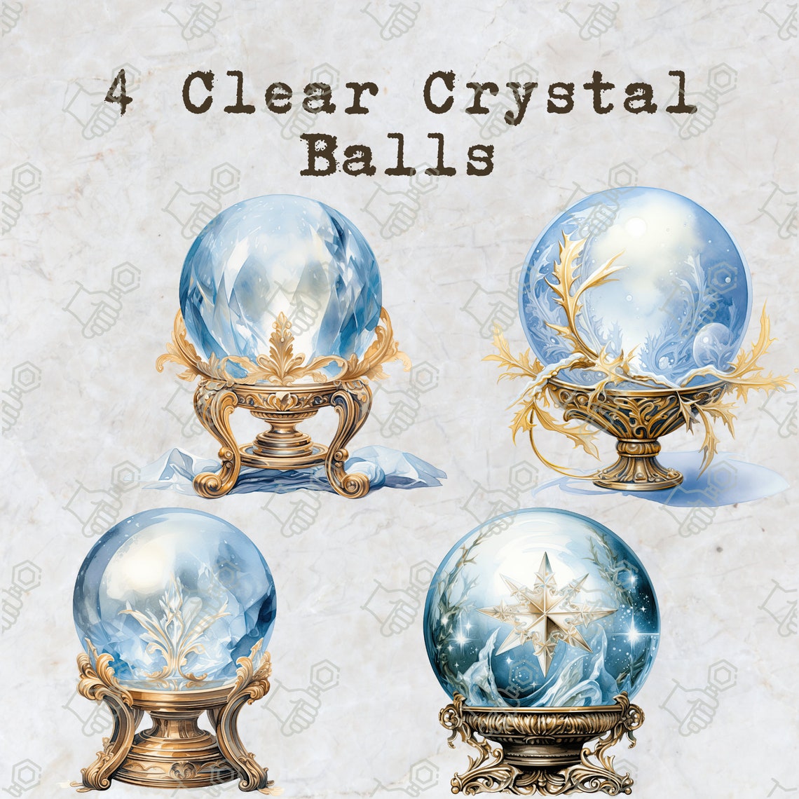 Crystal Ball Clipart, Witch Crystal Ball Png, Fantasy Clipart, Magic ...