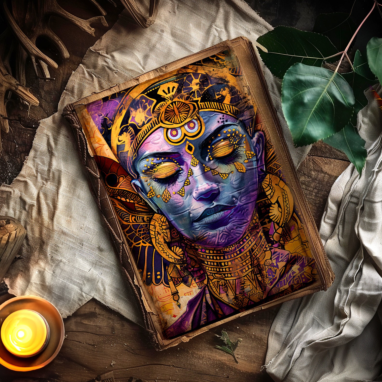 Goddess Junk Journal, 12 Divine Feminine Digital Journal Pages + 18 ...