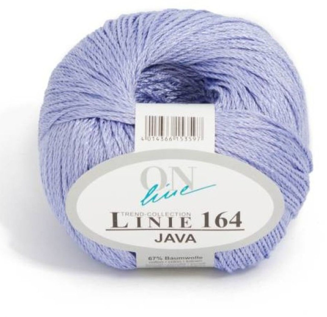 Online Linie 164 Java 50g Knitting Yarn Crochet Yarn Shiny Yarn - Etsy