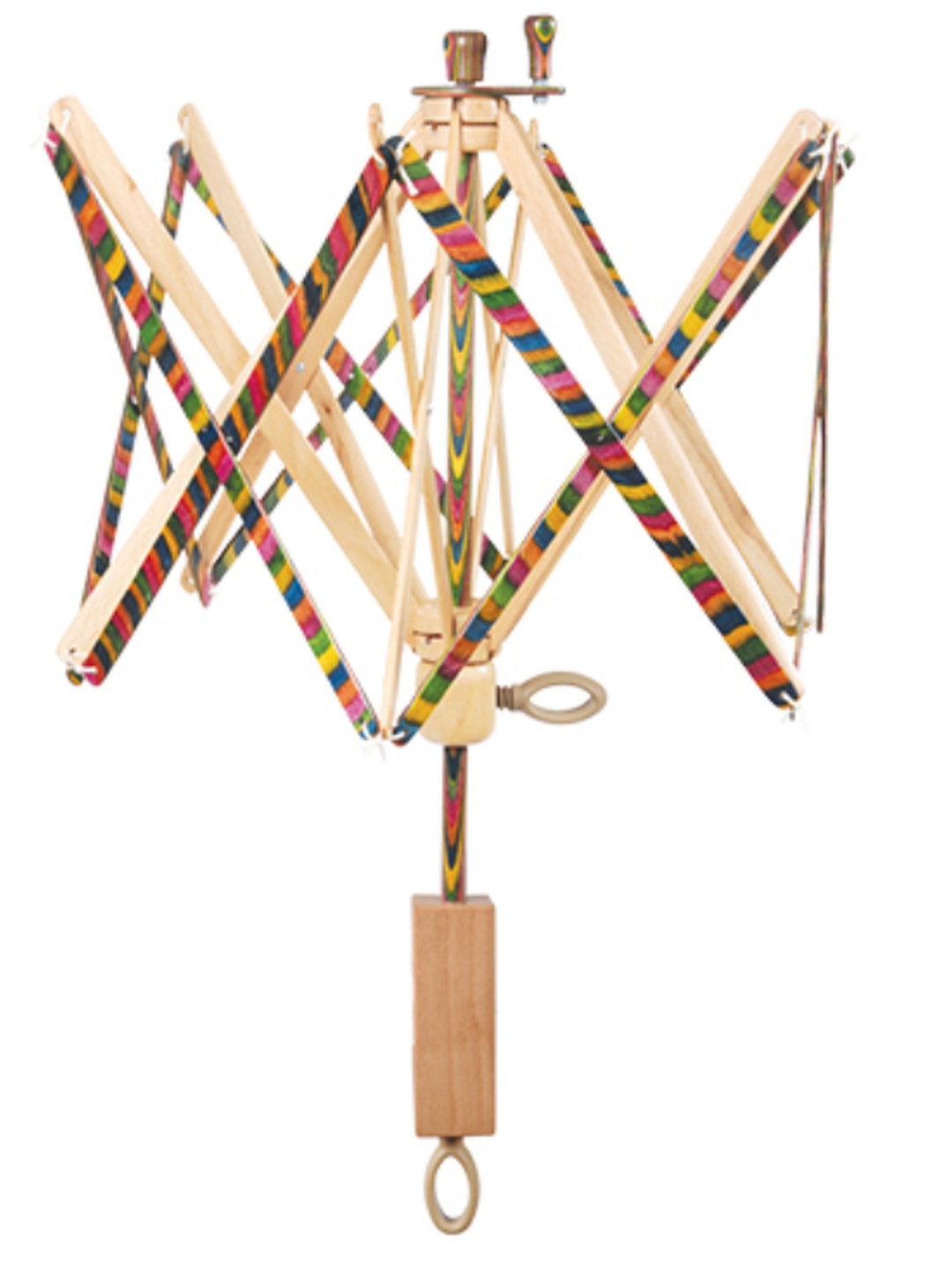 Knitpro Wool Reel, Yarn Reel, Umbrella Reel, Skein Winder, Colorful ...