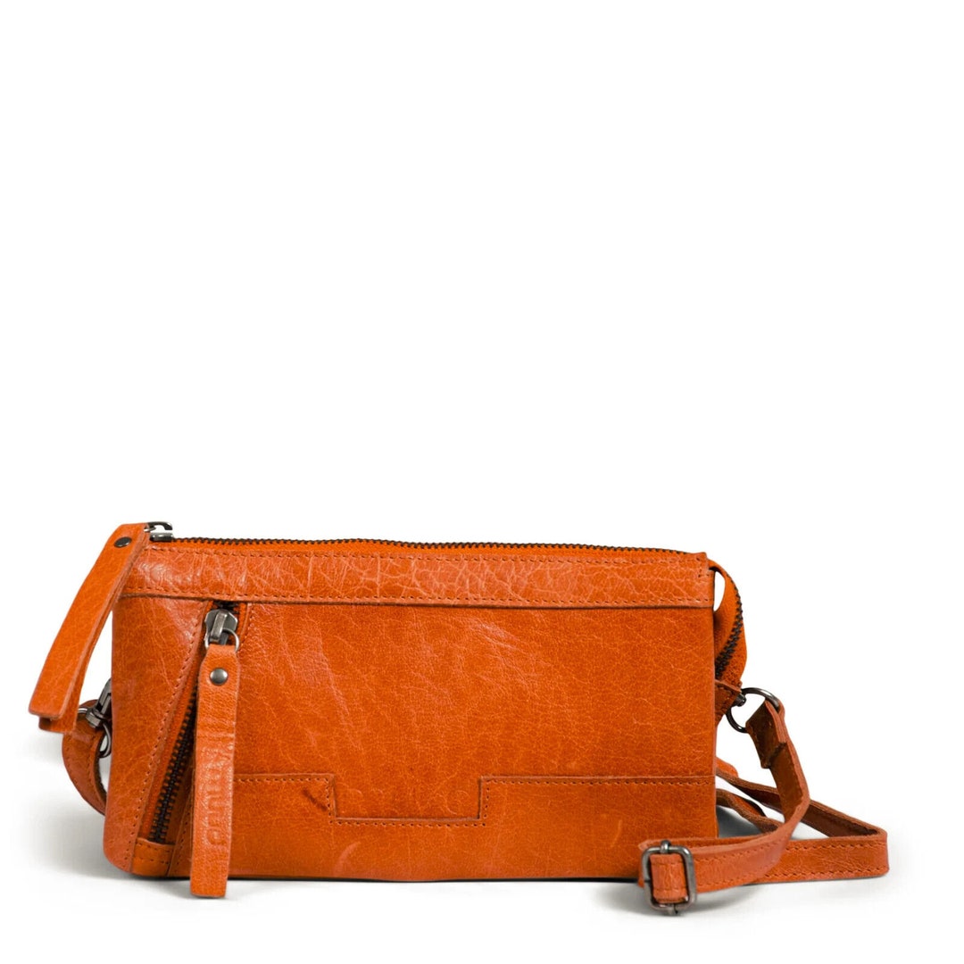 Muud Riga Shoulder Bag Handmade Crossover Leather Whiskey - Etsy