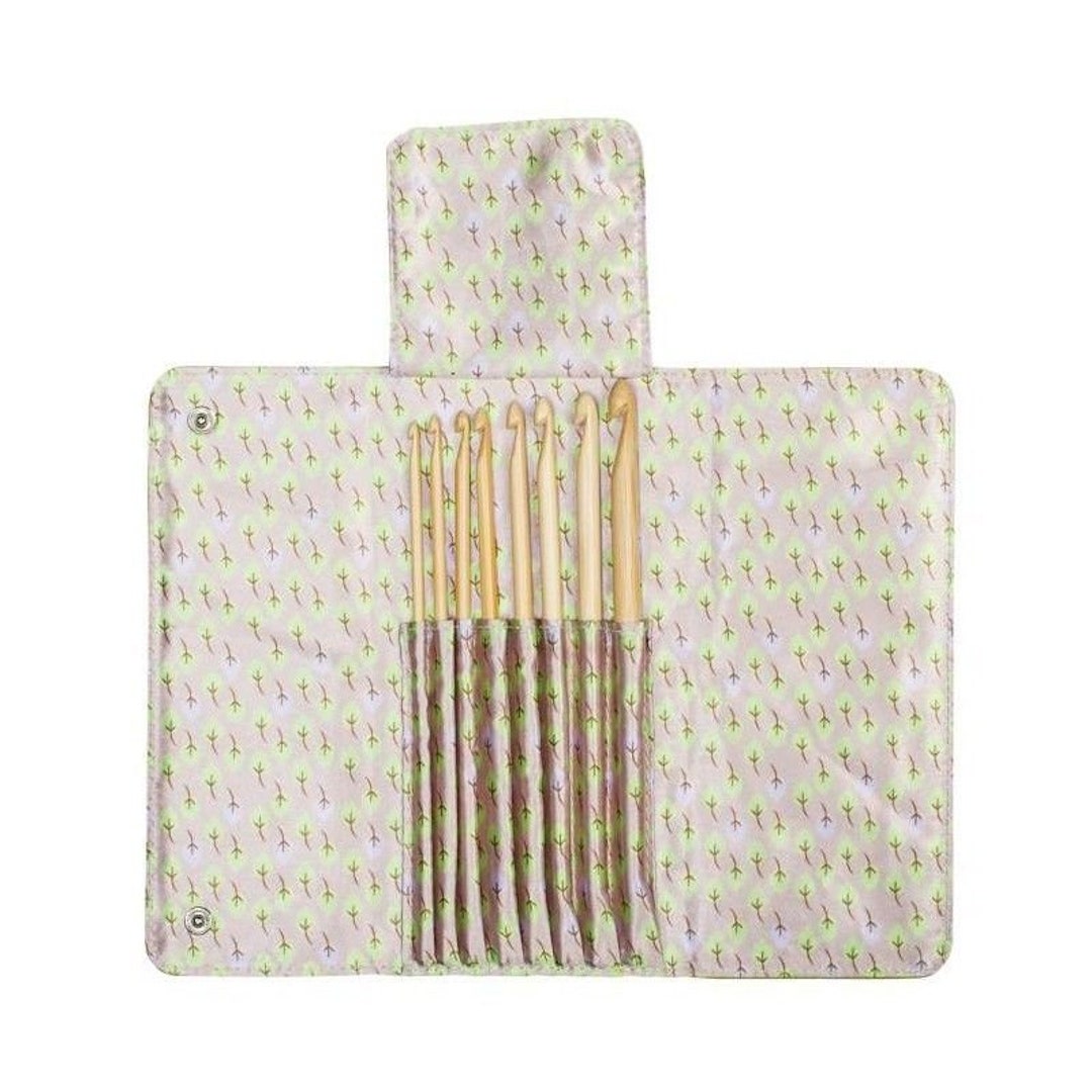 Addi-click Hook Bamboo Case 3.50-8.00 Mm Finest Bamboo Crochet Hooks ...