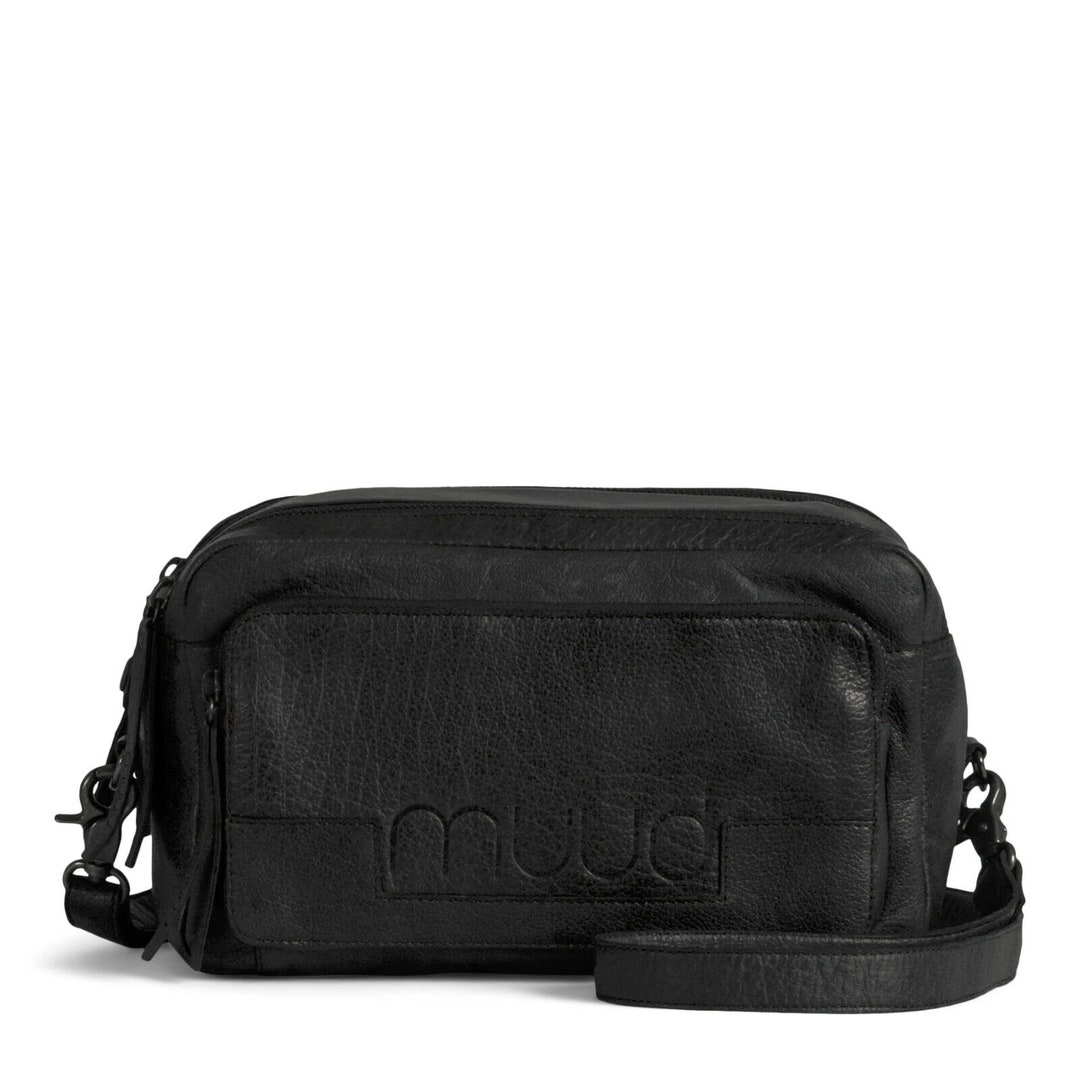 Muud Stavanger Crossbody Bag Made of Genuine Leather Color Black - Etsy