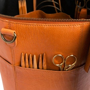 Muud Saturn XL Handmade Craft Bag Leather Color Whisky - Etsy