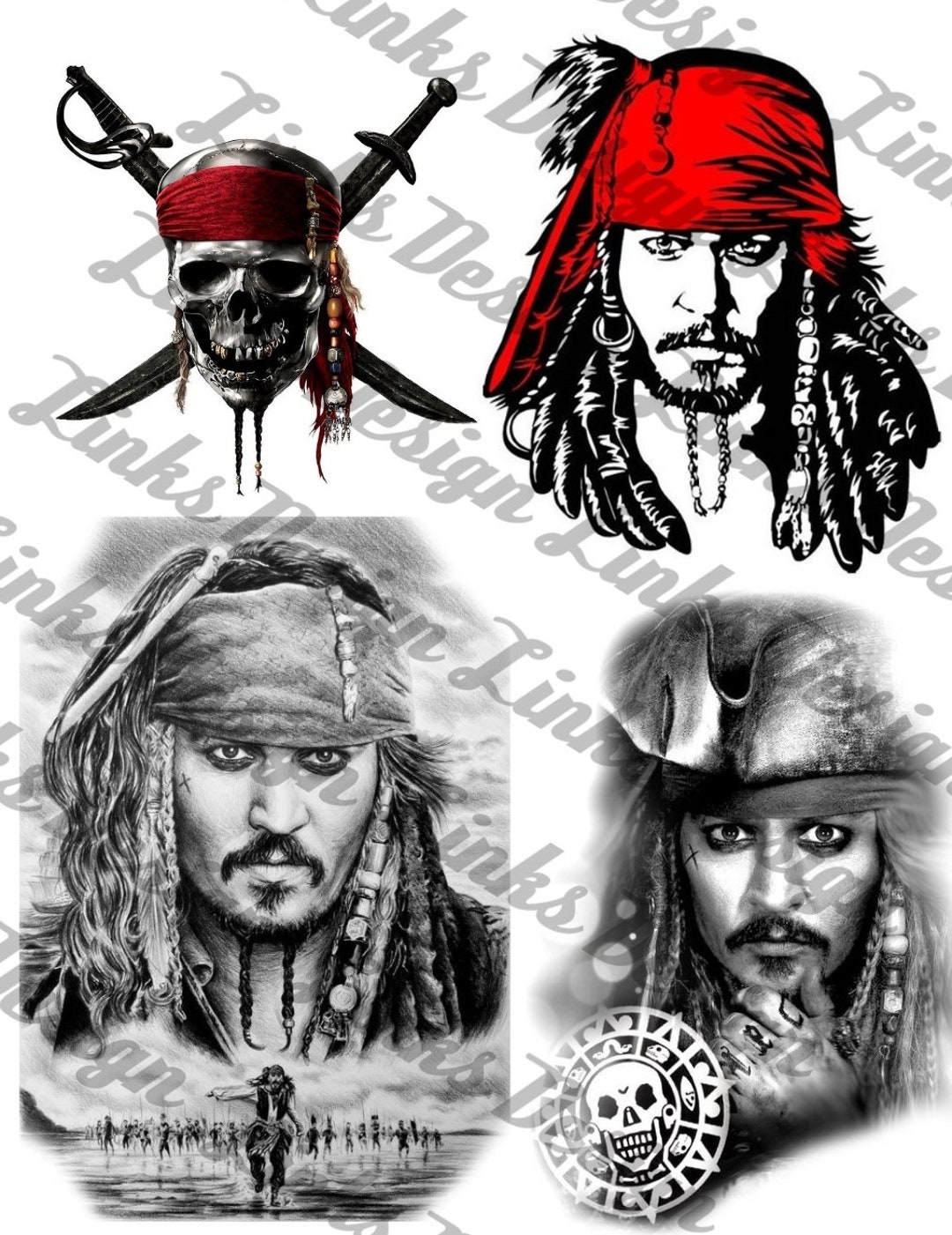 Johnny Depp Waterslide Decal for Tumblers - Etsy