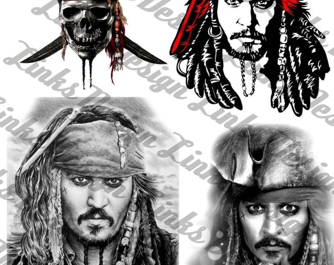 Johnny Depp Waterslide Decal for Tumblers - Etsy