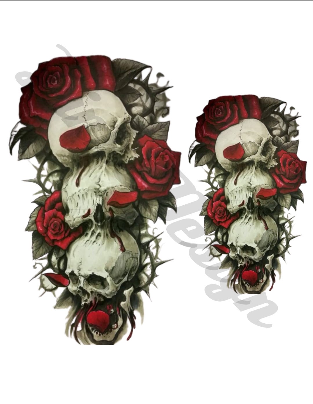 Hear No Evil See No Evil Speak No Evil Roses And Skulls Digital