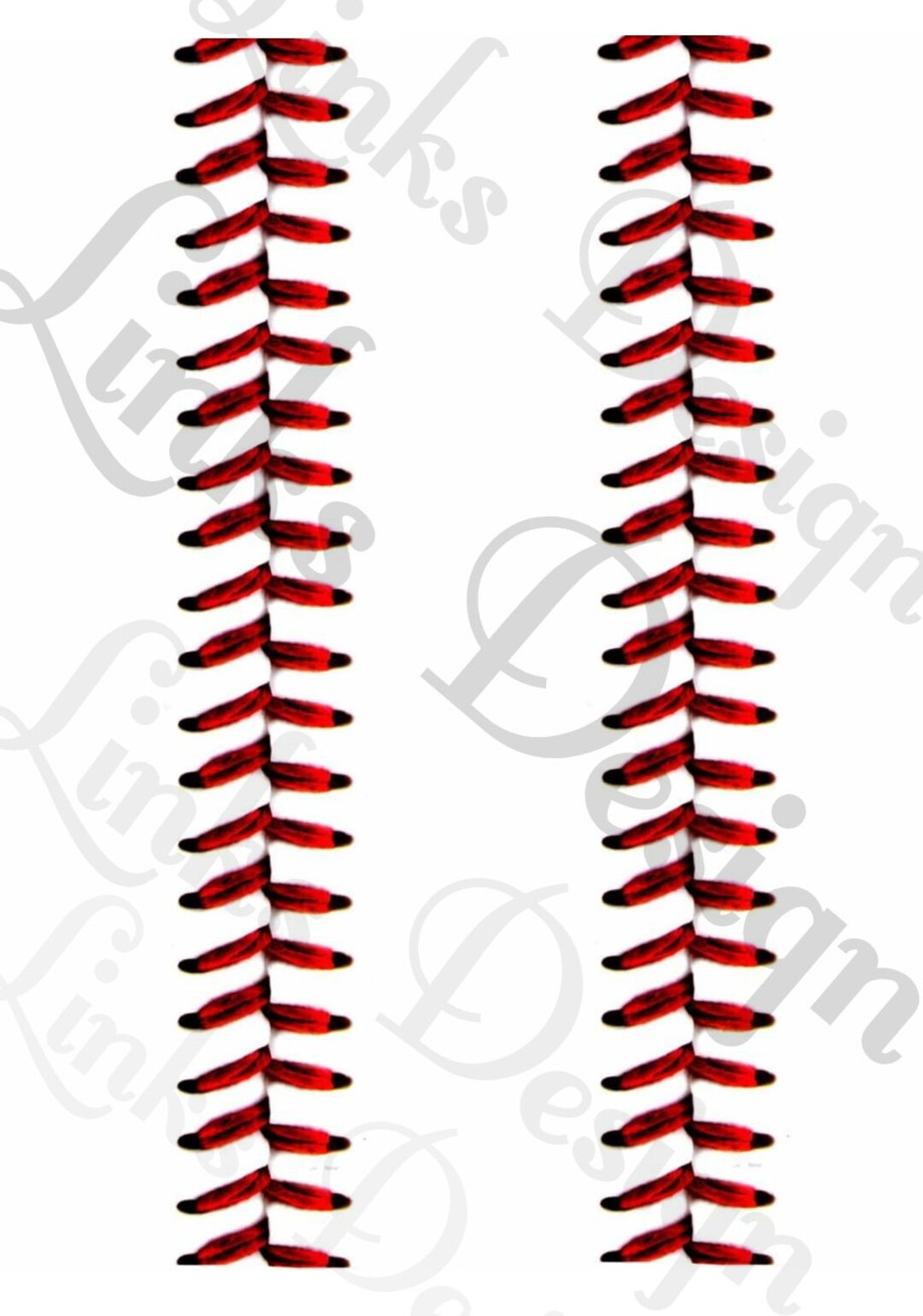 Baseball Laces Waterslide Decals for Tumblers - Etsy