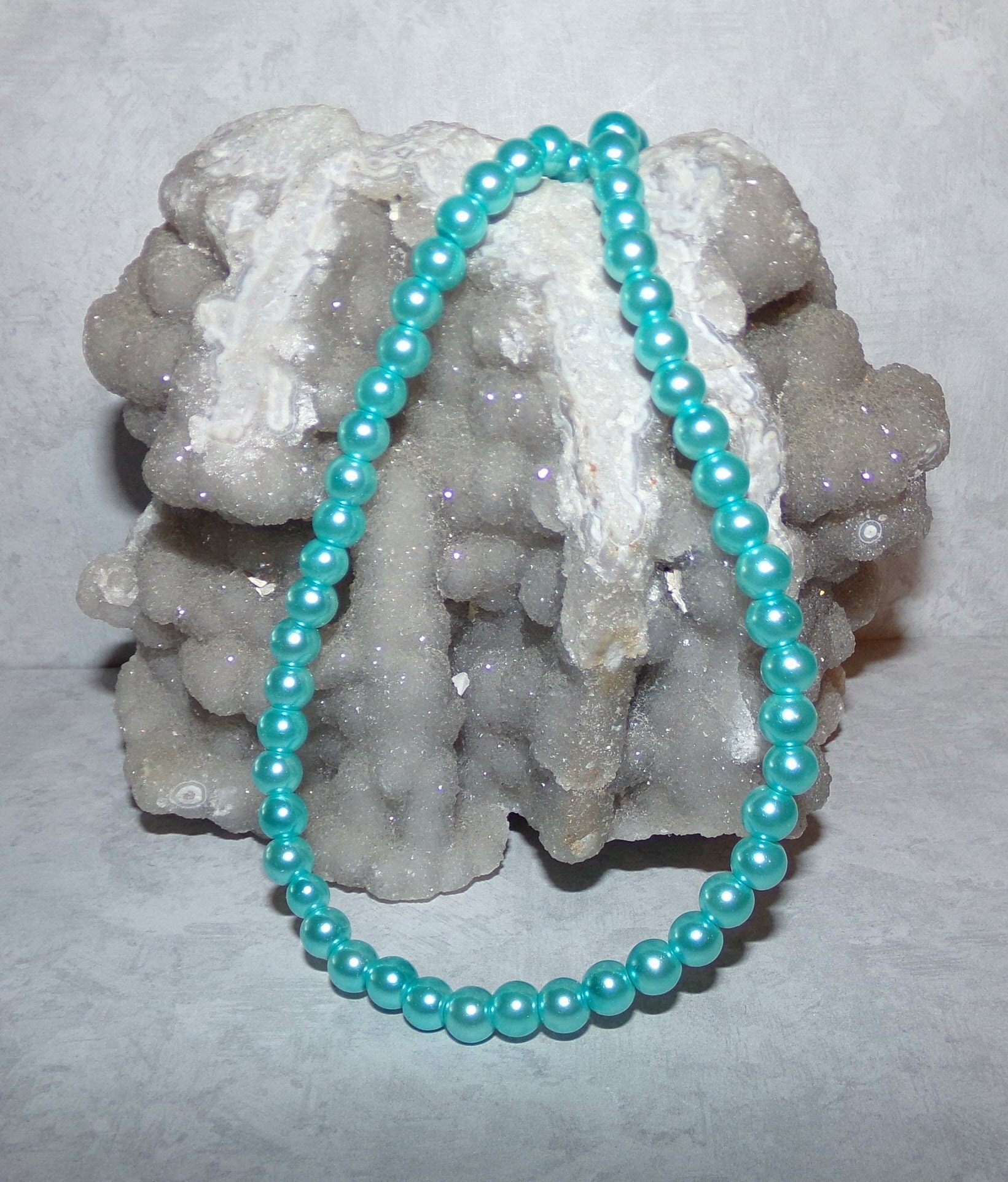 Glitter Aqua Blue Pearl