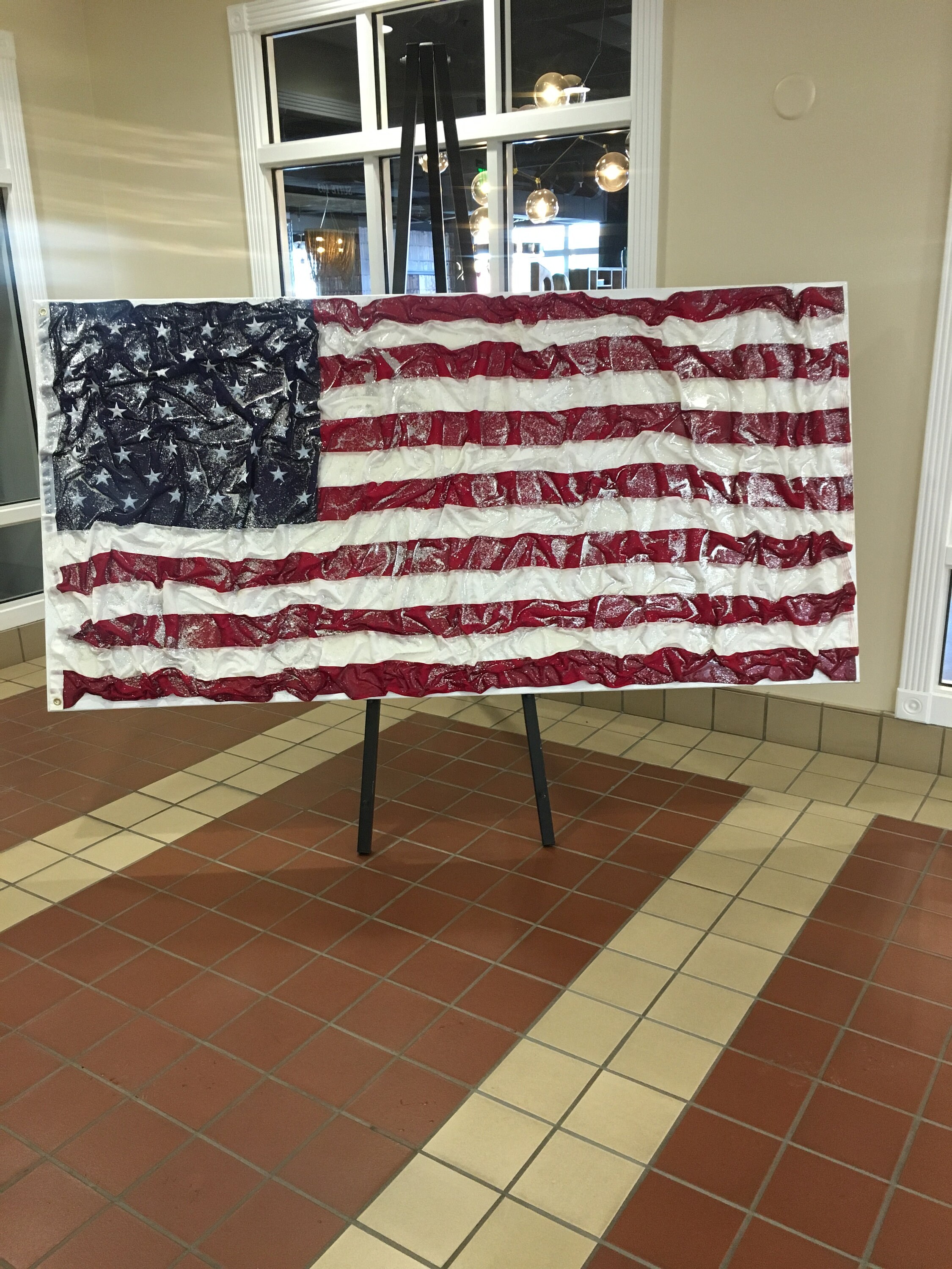 American Flag A Real Flag Mounted and Encased in Epoxy. - Etsy