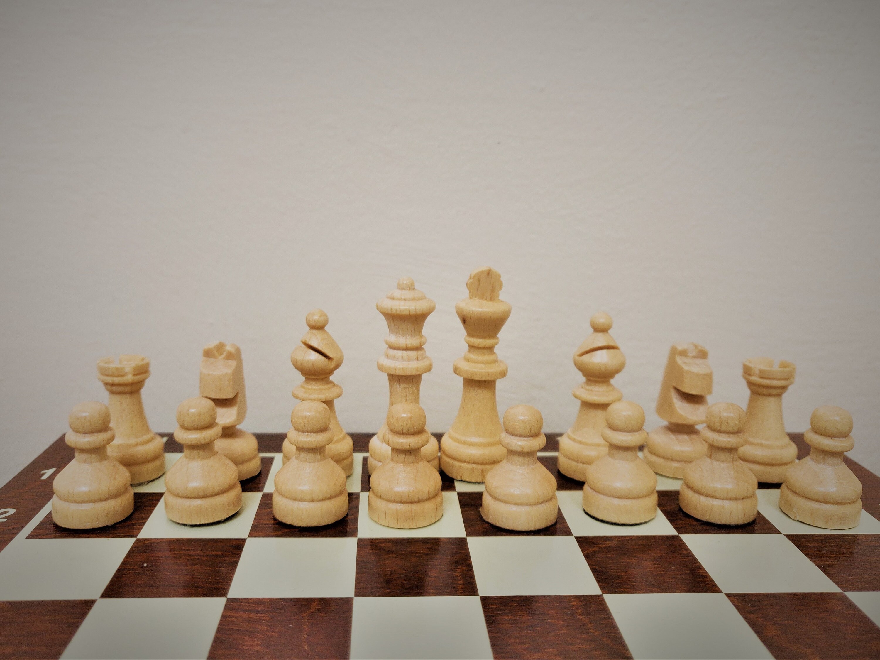 Wooden Chess Set Magnetic Travel 20x20 Woodeeworld - Etsy