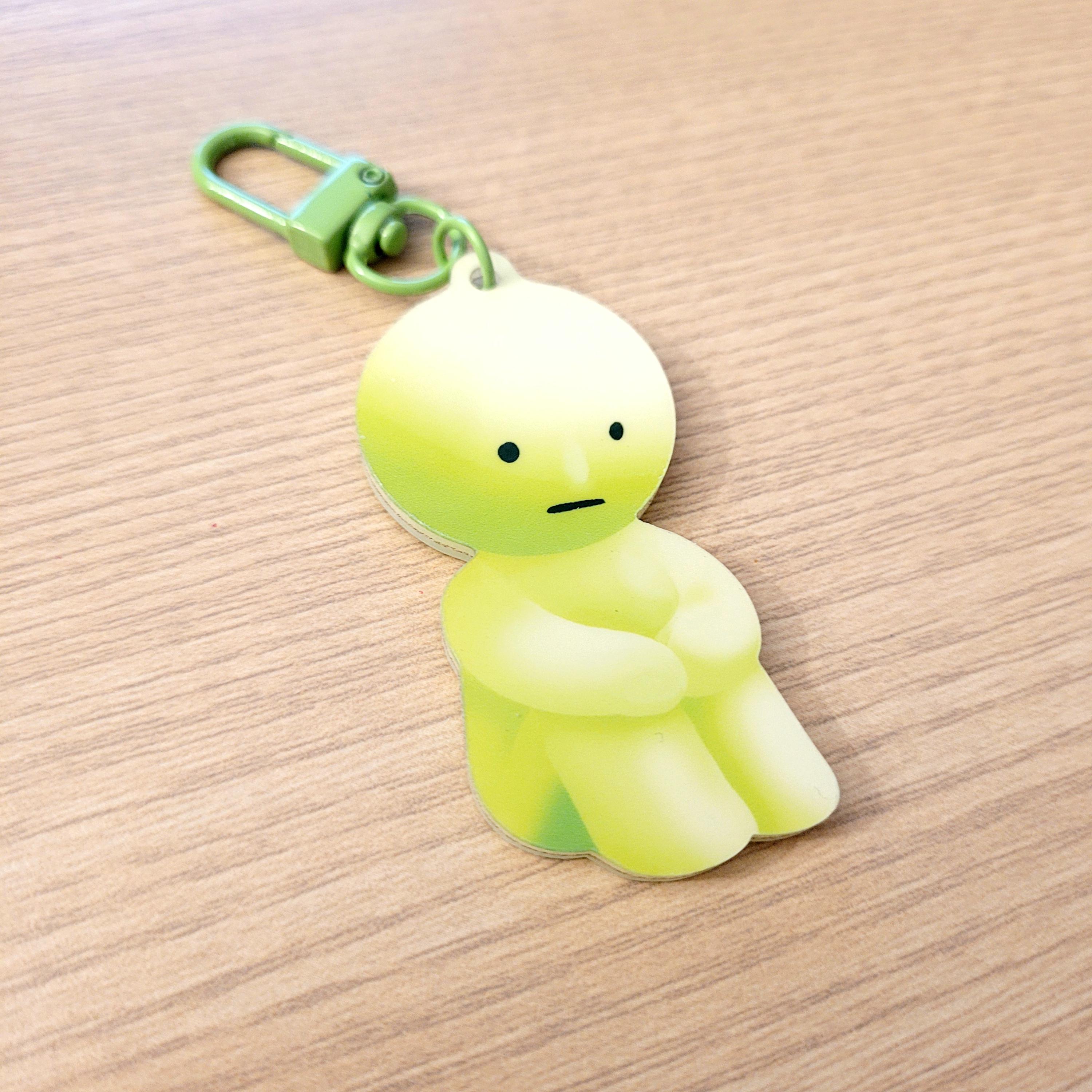 Smiski Glow-in-the-dark Keychain - Etsy
