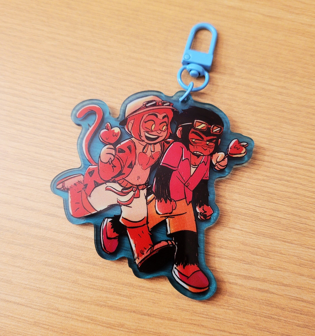 Macaque/wukong Beach Keychain | Lego Monkie Kid - Etsy