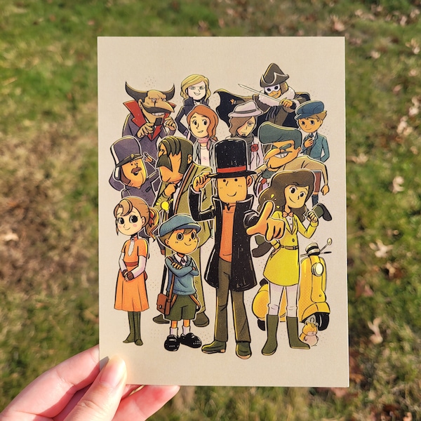 Professor Layton - Etsy