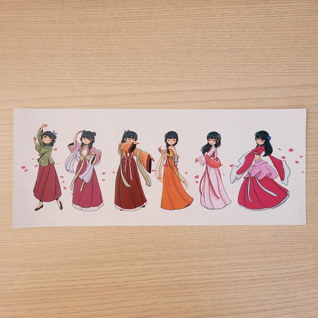 Dancing Maomao Print | Apothecary Diaries - Etsy