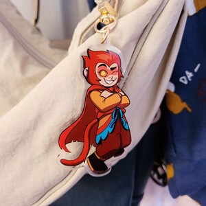Macaque/sun Wukong Keychain | Lego Monkie Kid - Etsy