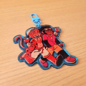 Macaque/wukong Beach Keychain | Lego Monkie Kid - Etsy