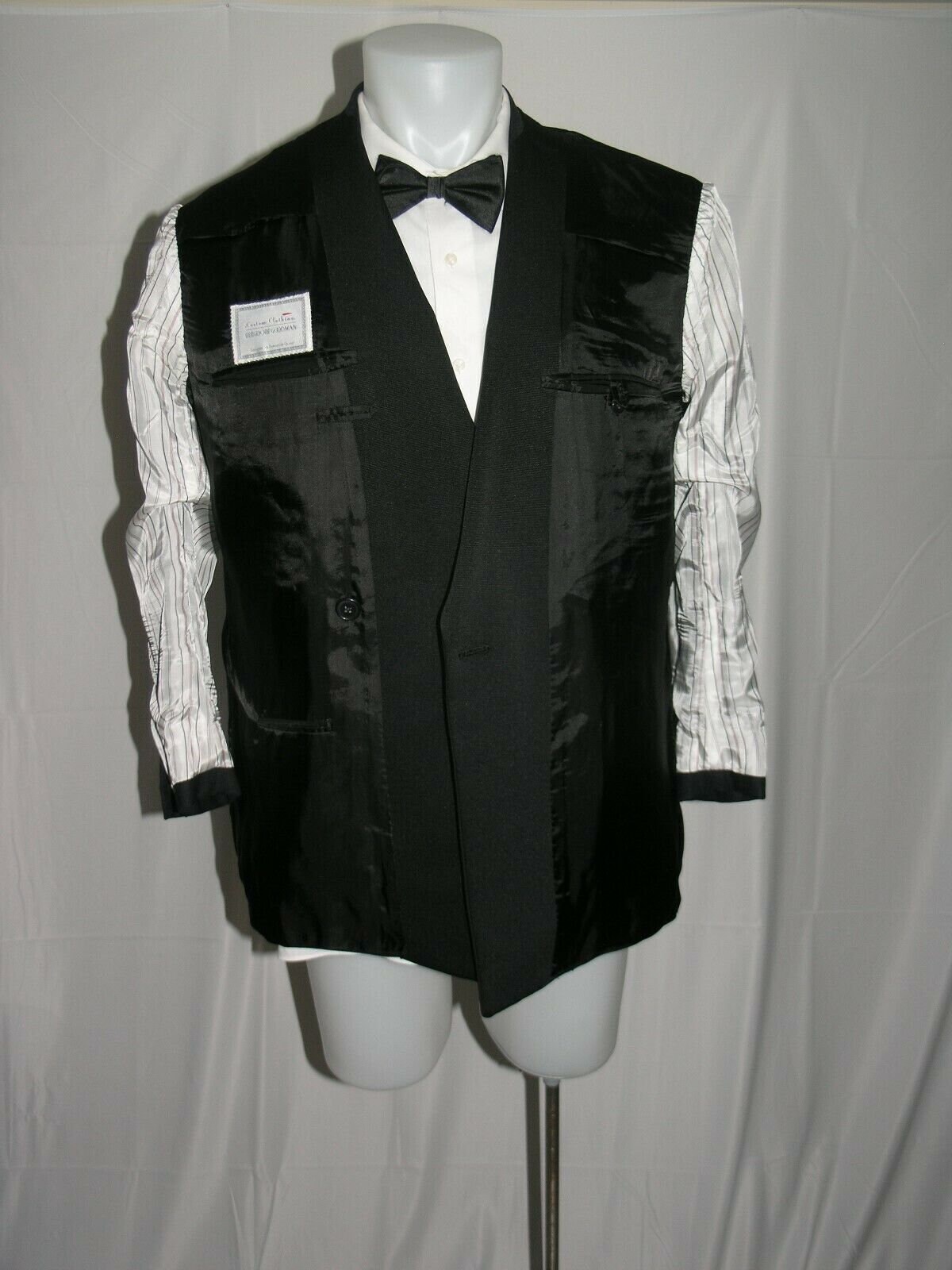 Domenico Spano Bespoke Double Breasted Peak Lapel Tuxedo 40S | Etsy