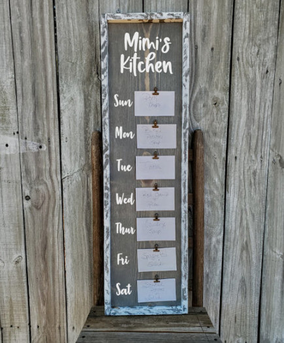 Free Shipping/menu Board // Kitchen Decor // Hanging Farmhouse - Etsy