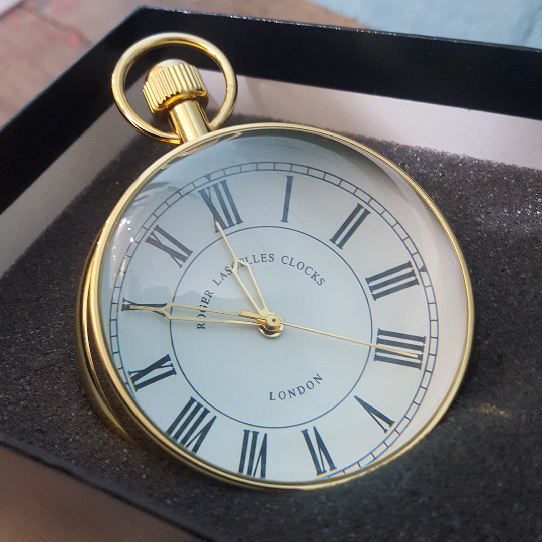 Engravable Crystal Ball Clock - Smartly Gift Packagedfree Postage - Etsy UK