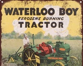 Old Farm Tractor 9x12 Reproduced Aluminum Vintage Sign Garage - Etsy