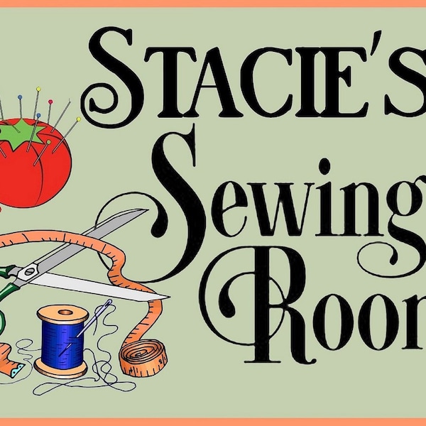 Sewing Room Sign - Etsy