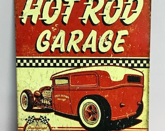 Hot Rod Shop Sign - Etsy
