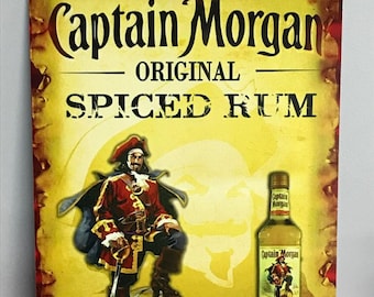 Captain Morgan Pirate Pub Sign Large 24in Liquor Advertising - Etsy